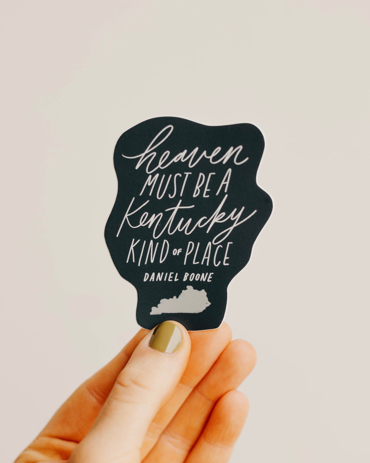 Daniel Boone Sticker – Anneli White Designs